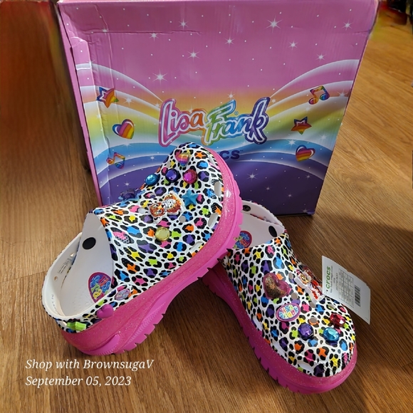 CROCS | Shoes | Crocs Lisa Frank Mega Crush Slingback Clogs | Poshmark